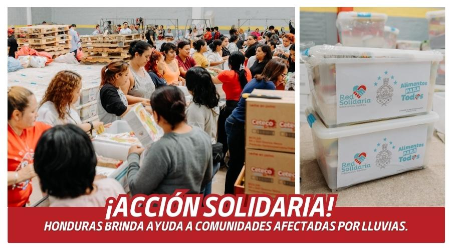 Acción Solidaria, Honduras brinda ayuda a comunidades