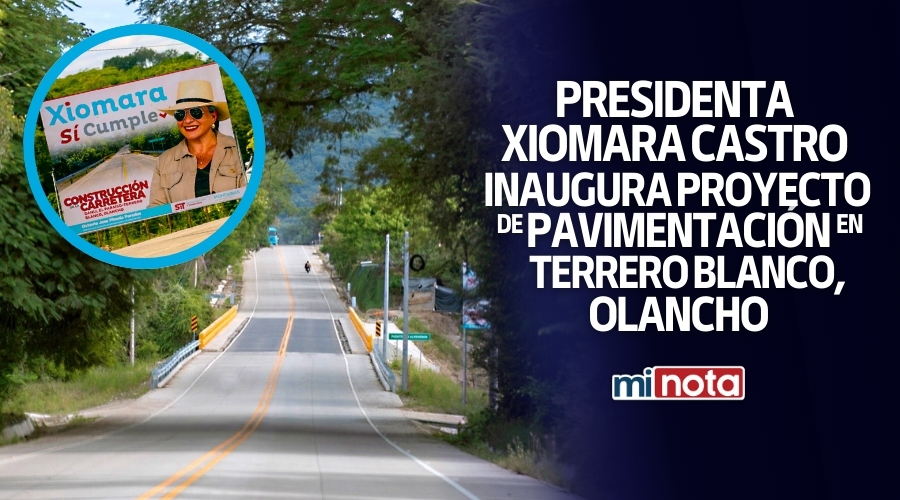 Presidenta inaugura proyecto de pavimentación entre Danlí y Patuca | Mi ...