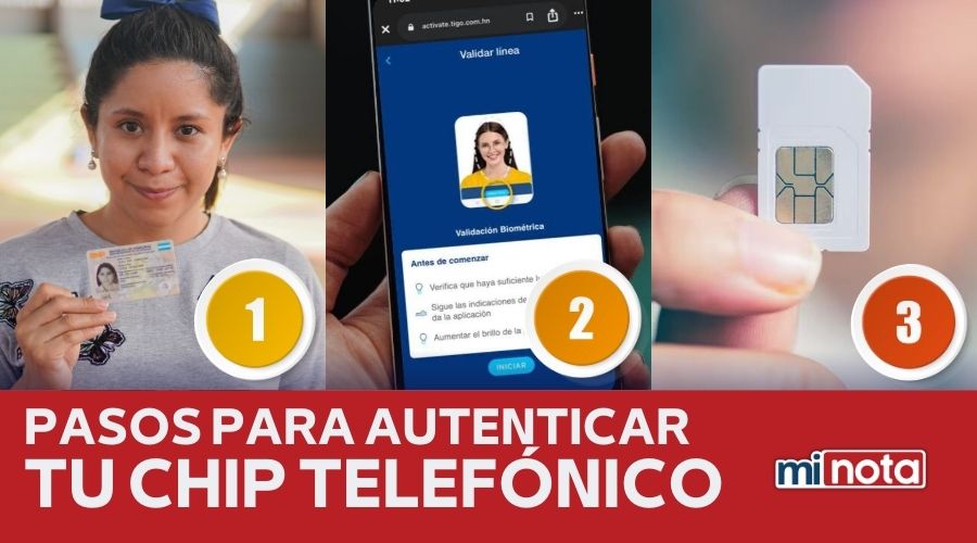 PASOS PARA AUTENTICAR TU CHIP TELEFÓNICO | Mi Nota