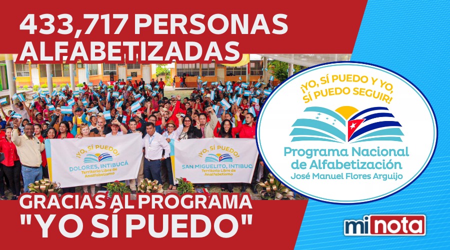 433,717 PERSONAS ALFABETIZADAS GRACIAS AL PROGRAMA «YO SÍ PUEDO» | Mi Nota