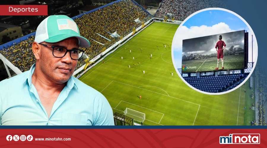 Mario Moncada entregará pantalla gigante para estadio de SPS y asegura ...